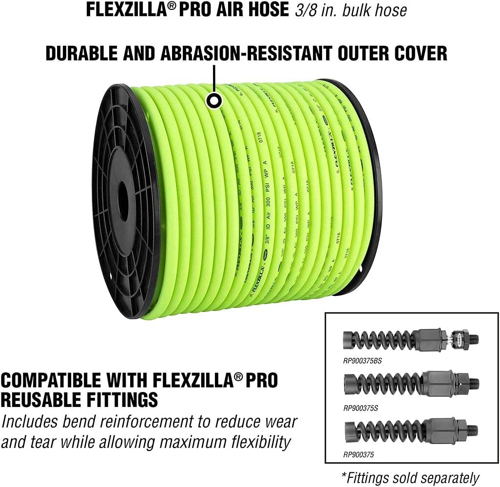 Flexilla Hose 250 ft 3/8" Lightweight Air Hose – Lucid Bots, Inc.