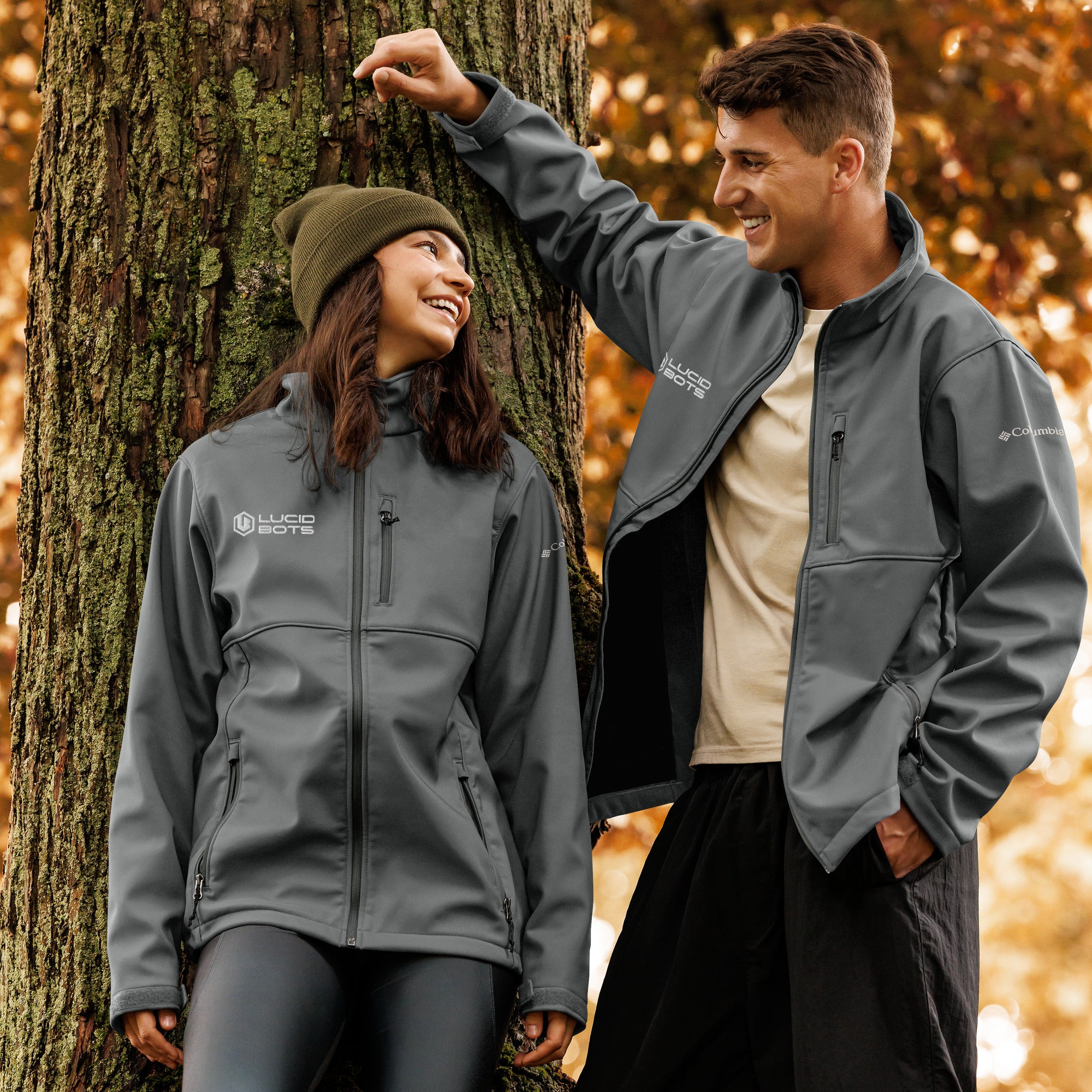 Unisex Columbia soft shell jacket – Lucid Bots, Inc.